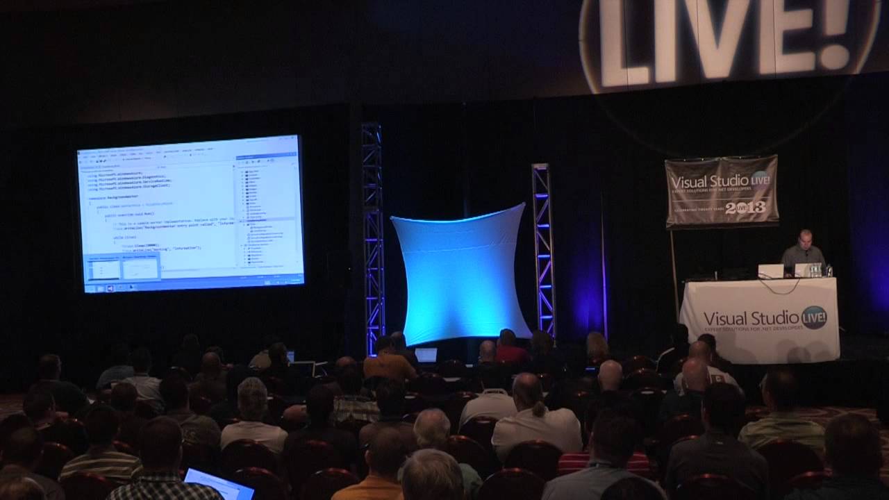 Visual Studio Live! James Conard keynote, Part 3 - YouTube