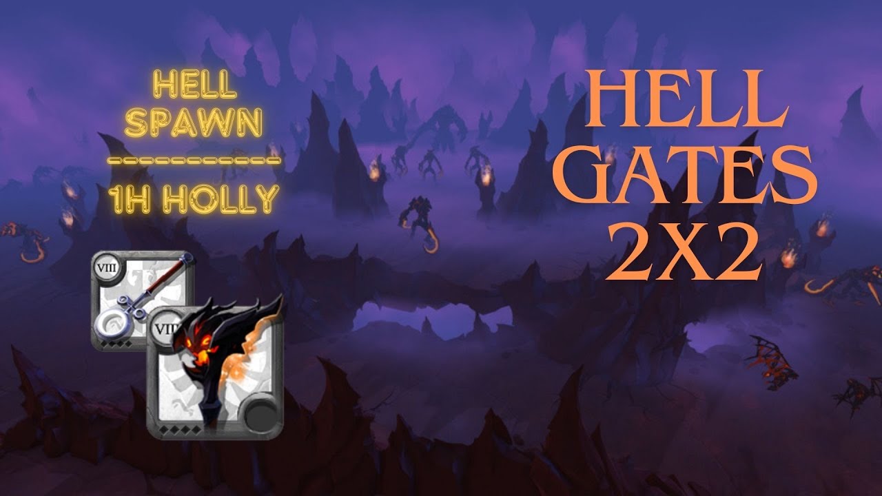 Albion Online | ZvZ Slave in HellGates ep.4 | 2x2 HellSpawn Staff ...