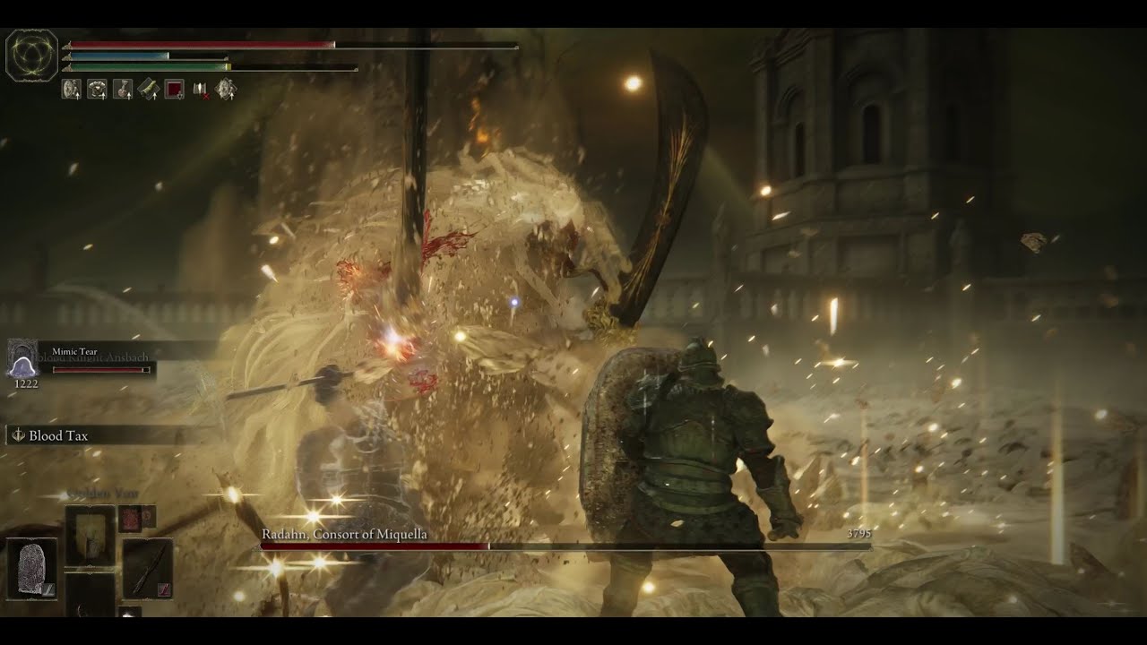 Elden RIng DLC - NG - Fat Rolled and Blocked through Radahn, Consort of ...