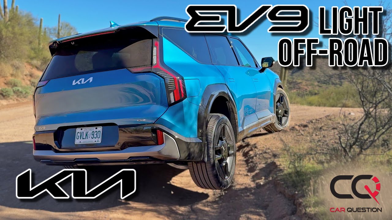 Kia EV9 - Light Off-Road Desert Adventure! - YouTube
