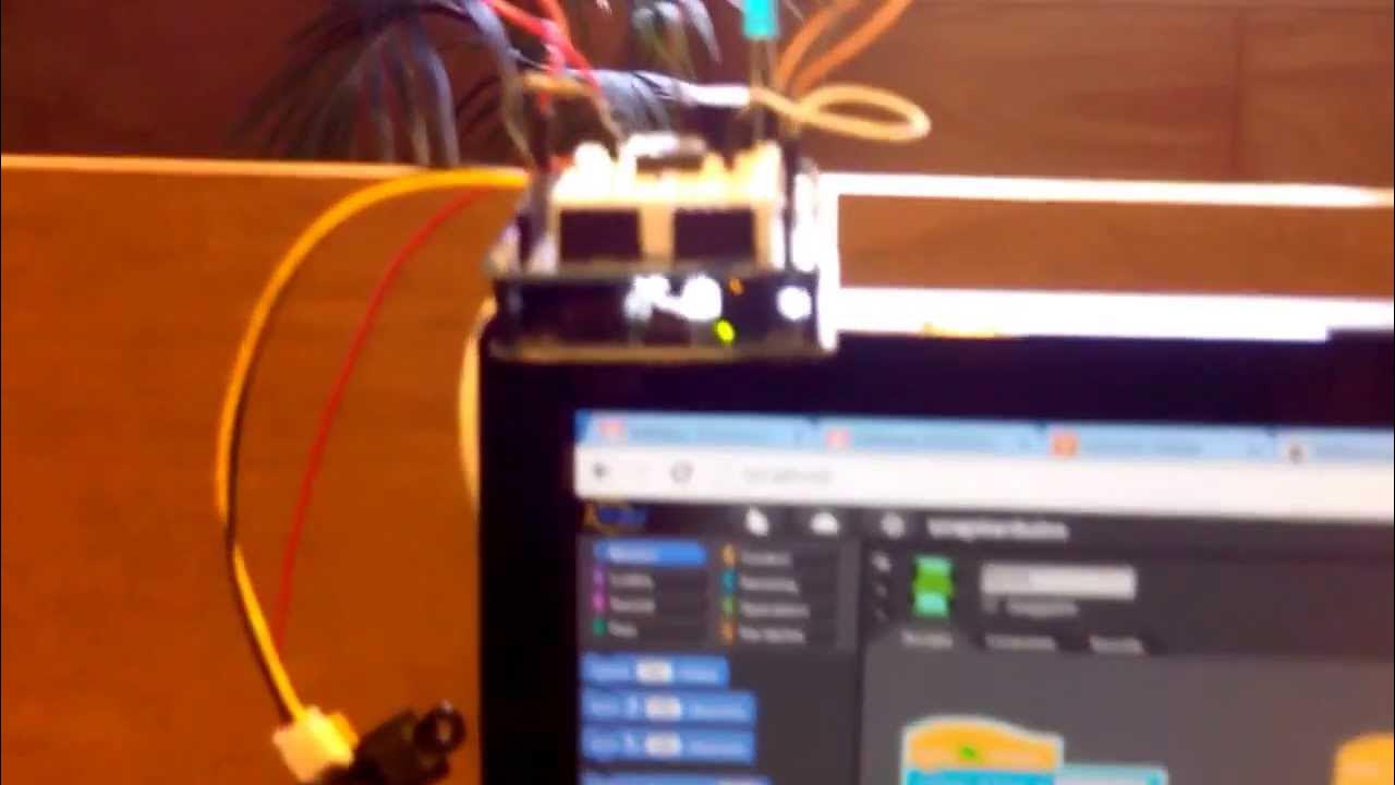 Snap4Arduino, one more baby step - YouTube