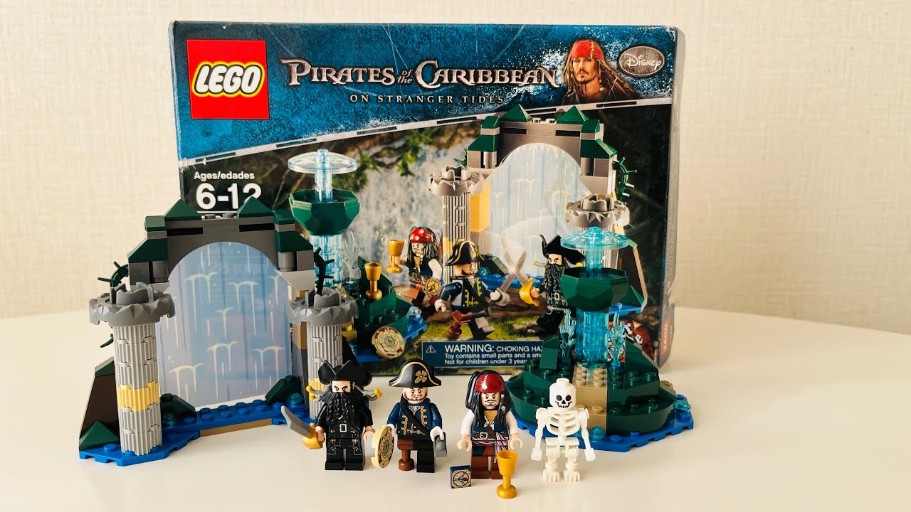 LEGO Pirates Of The Caribbean 4192 Fountain Of Youth Review! - YouTube