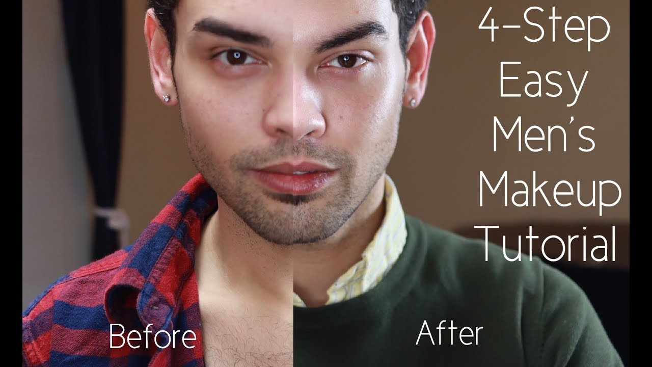 ACTUALLY NATURAL Mens Makeup Tutorial - YouTube