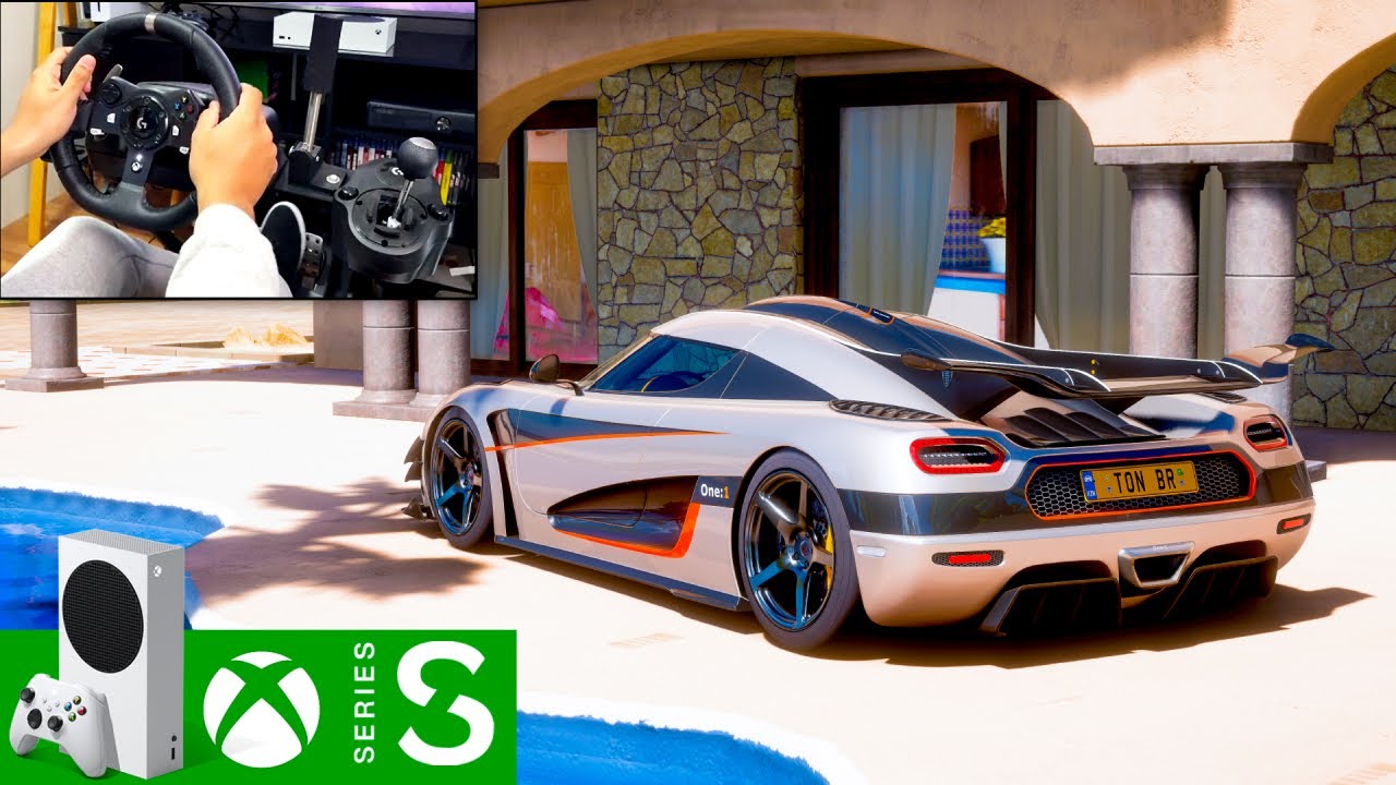 Forza Horizon 5 (Xbox Series S) 1000HP Koenigsegg ONE:1 | Steering ...