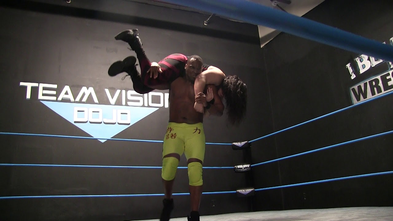 i believe in wrestling deon james vs caius wolfe - YouTube