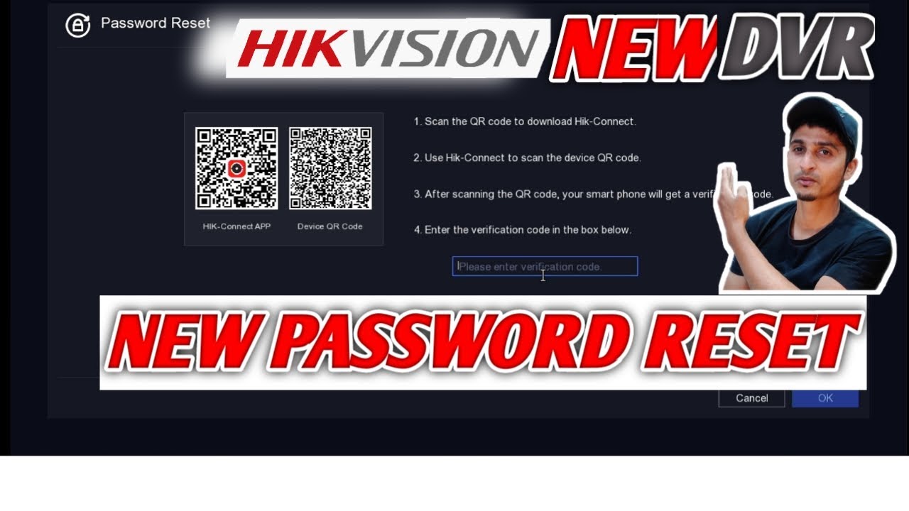 How to Change Hikvision DVR/NVR Password - YouTube