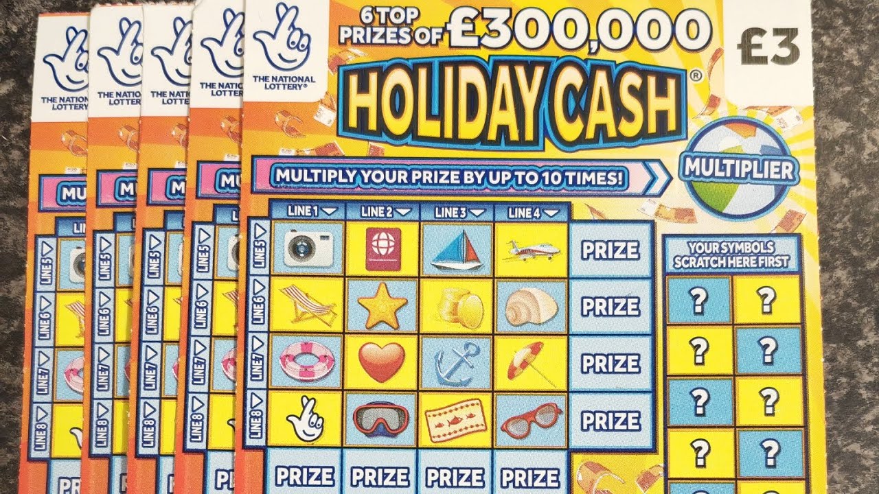 holiday cash scratch cards £15 in play - YouTube