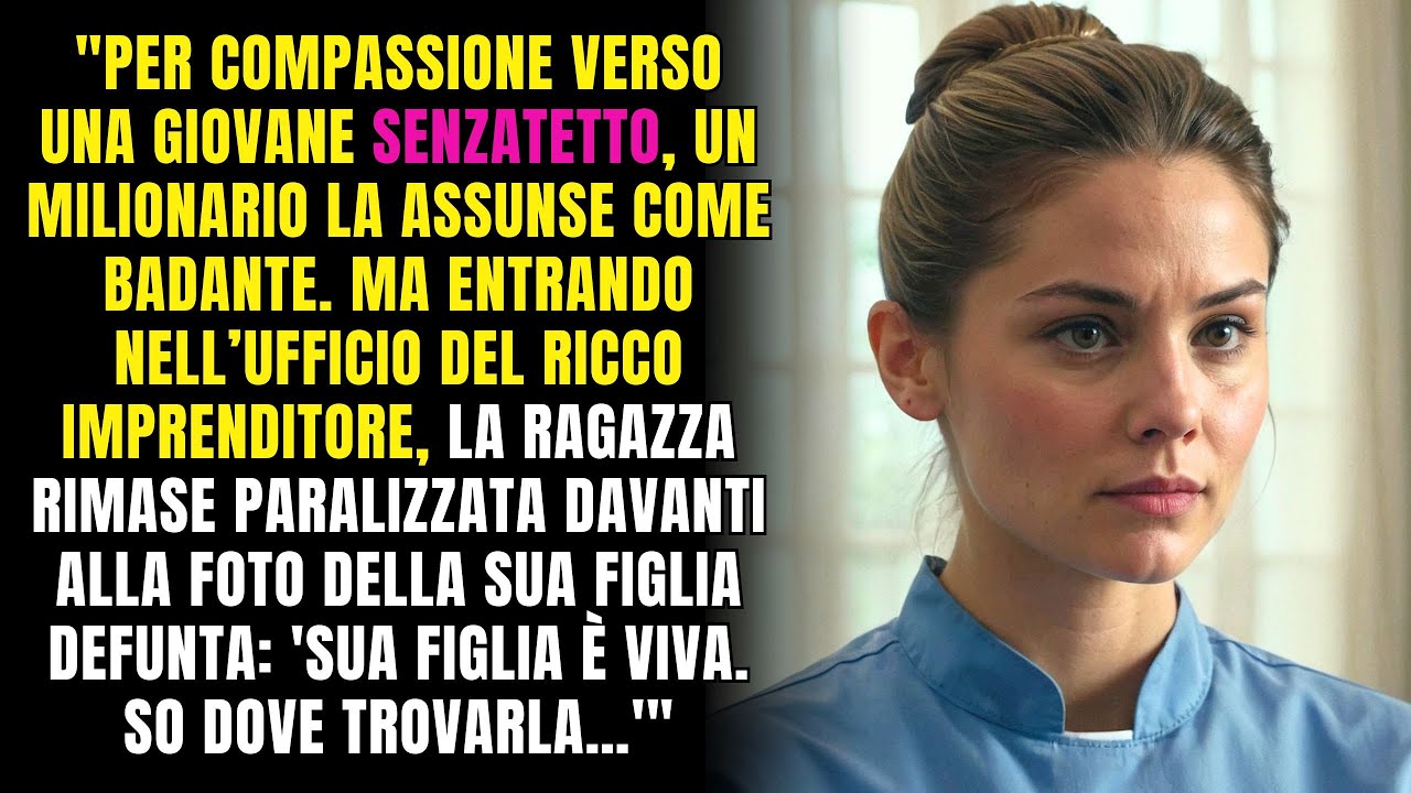 🔴Vedendo la foto della figlia defunta di un uomo ricco, lei sussurrò ...