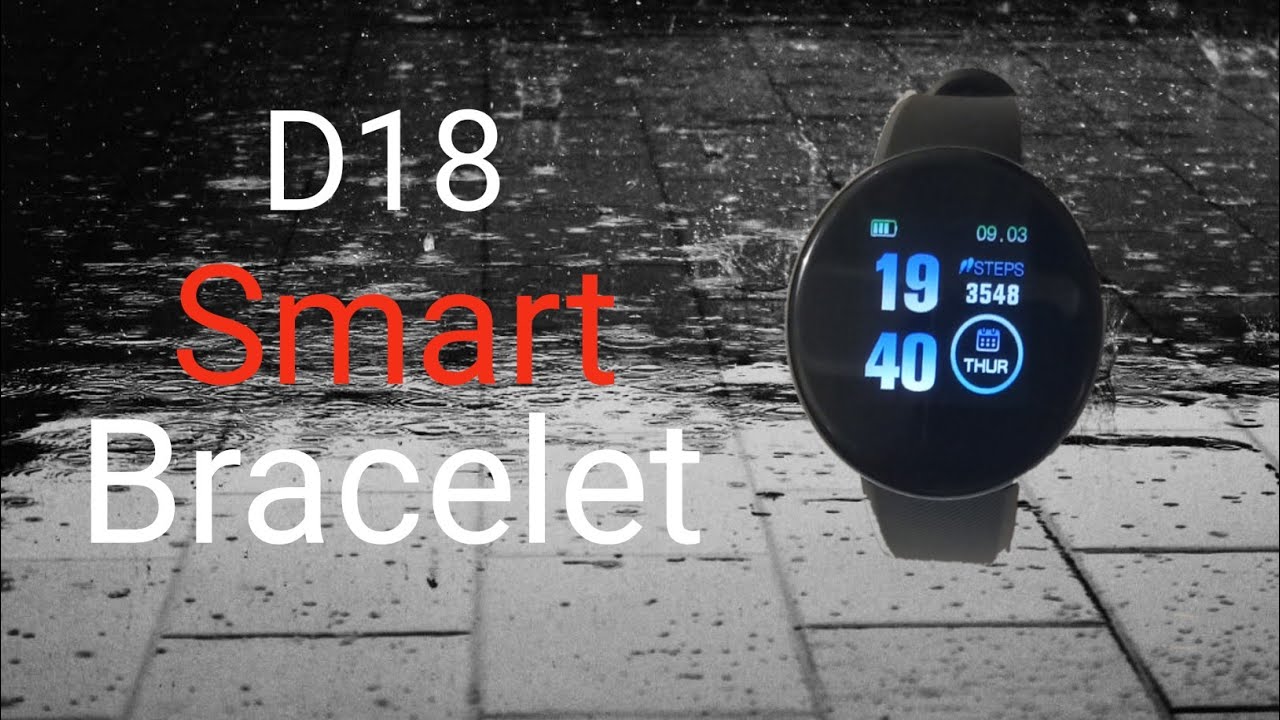 D18 smart watch review - YouTube