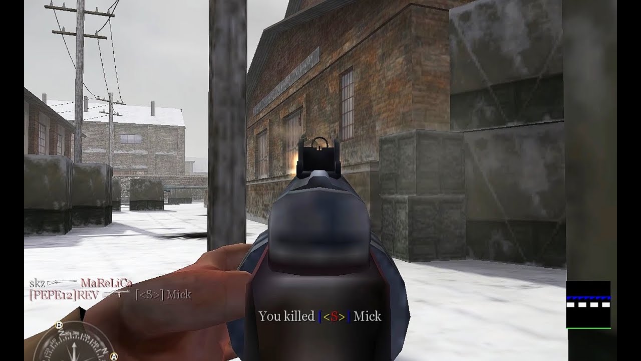 how to perfect rush on mp_harbor allies #cod1 - YouTube