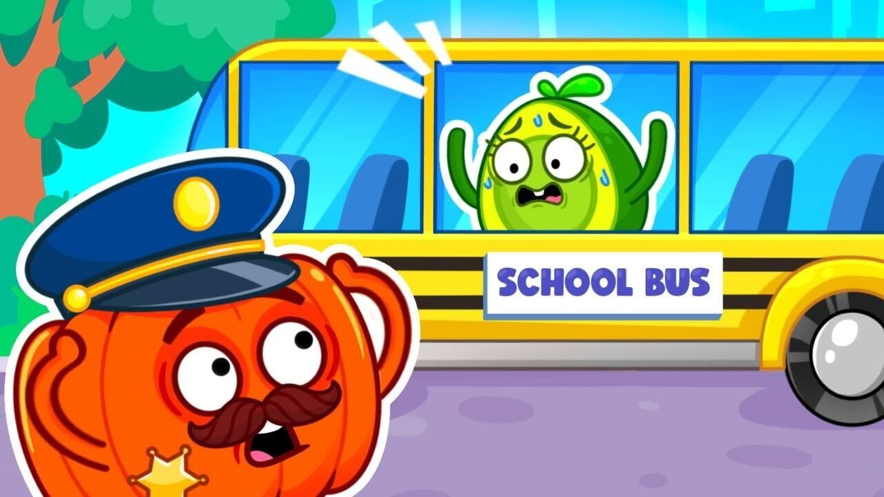 Avocado Baby is Trapped in the Bus 😱 || Funny Stories for Kids by Pit ...