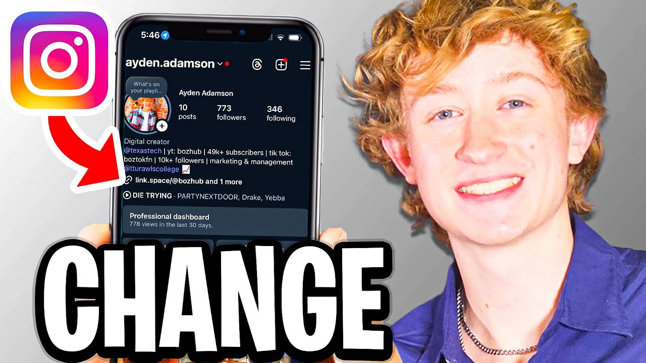 How To Change Instagram Profile Picture - Step By Step - YouTube