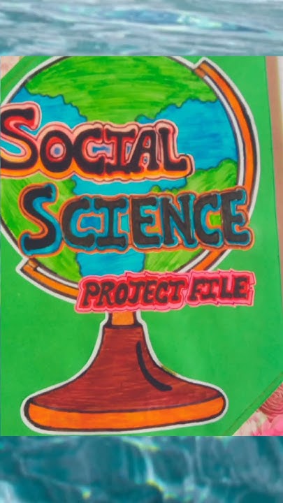 Social Science Project File Cover Page design/School project#shorts ...