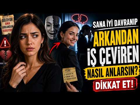 Sana İyi Davranıp Arkandan İş Çeviren İnsanları Nasıl Anlarsın? ( Onaylı Bilgi )