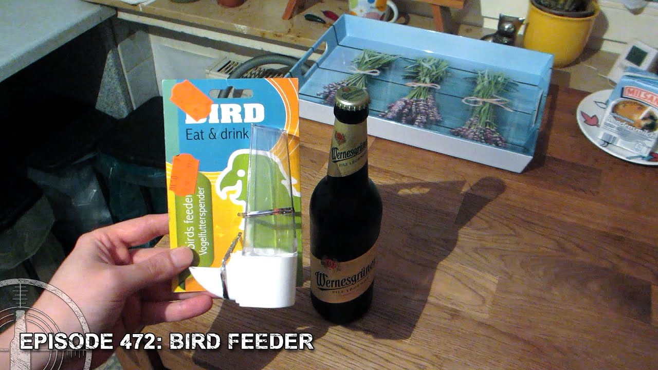 Opening a beer with a bird feeder - 472 of 1000 Ways To Open A Beer ...