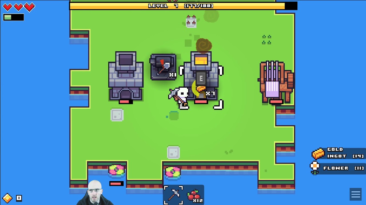 Forager Playthrough (PC) - Episode 1B: First look at pixel gatherer ...