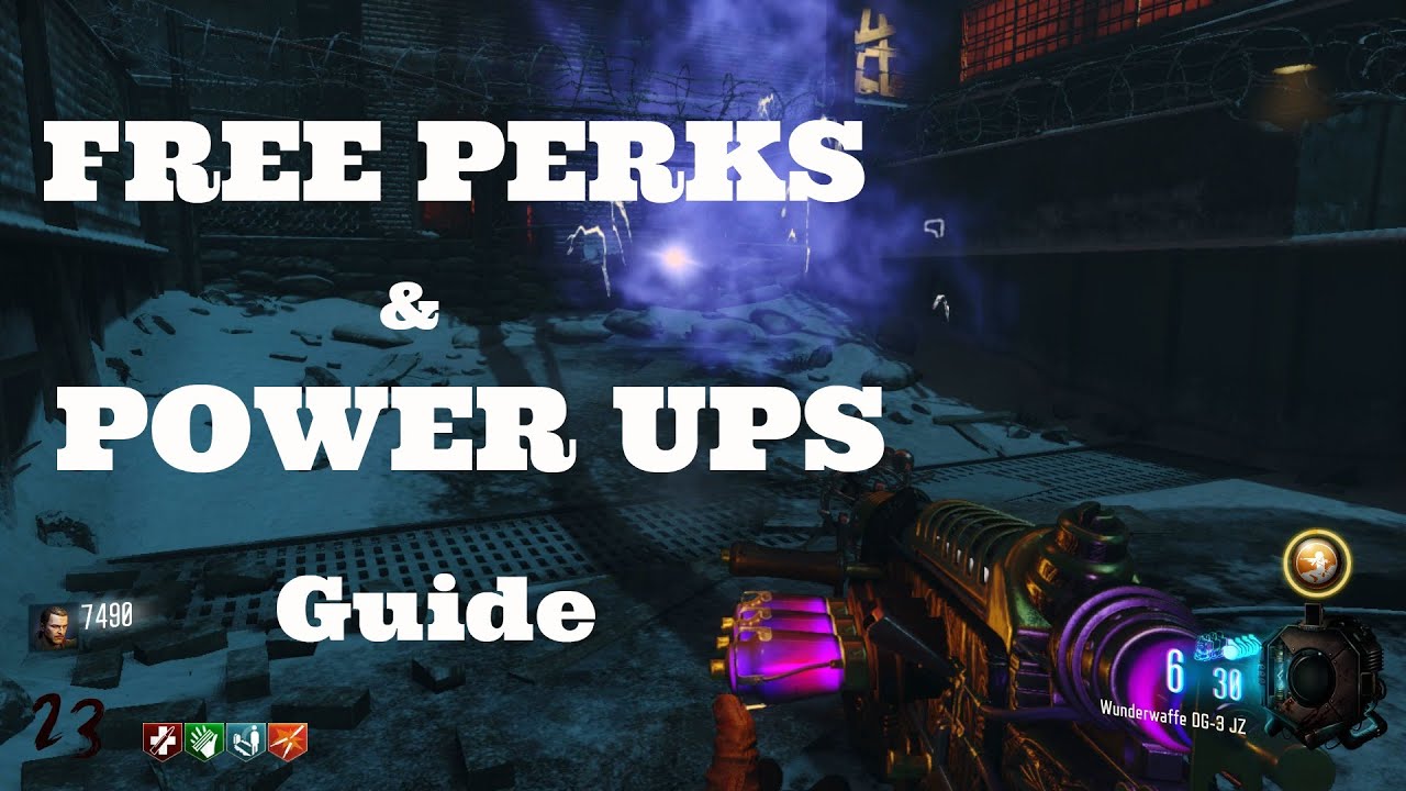 FREE PERKS AND POWER UPS (Black ops 3 zombies) "The Giant" - YouTube