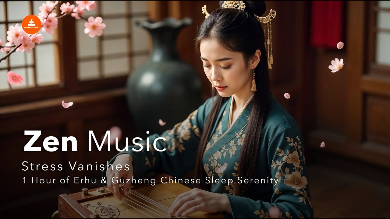 Stress Vanishes – 1 Hour of Erhu & Guzheng Chinese Sleep Serenity - YouTube