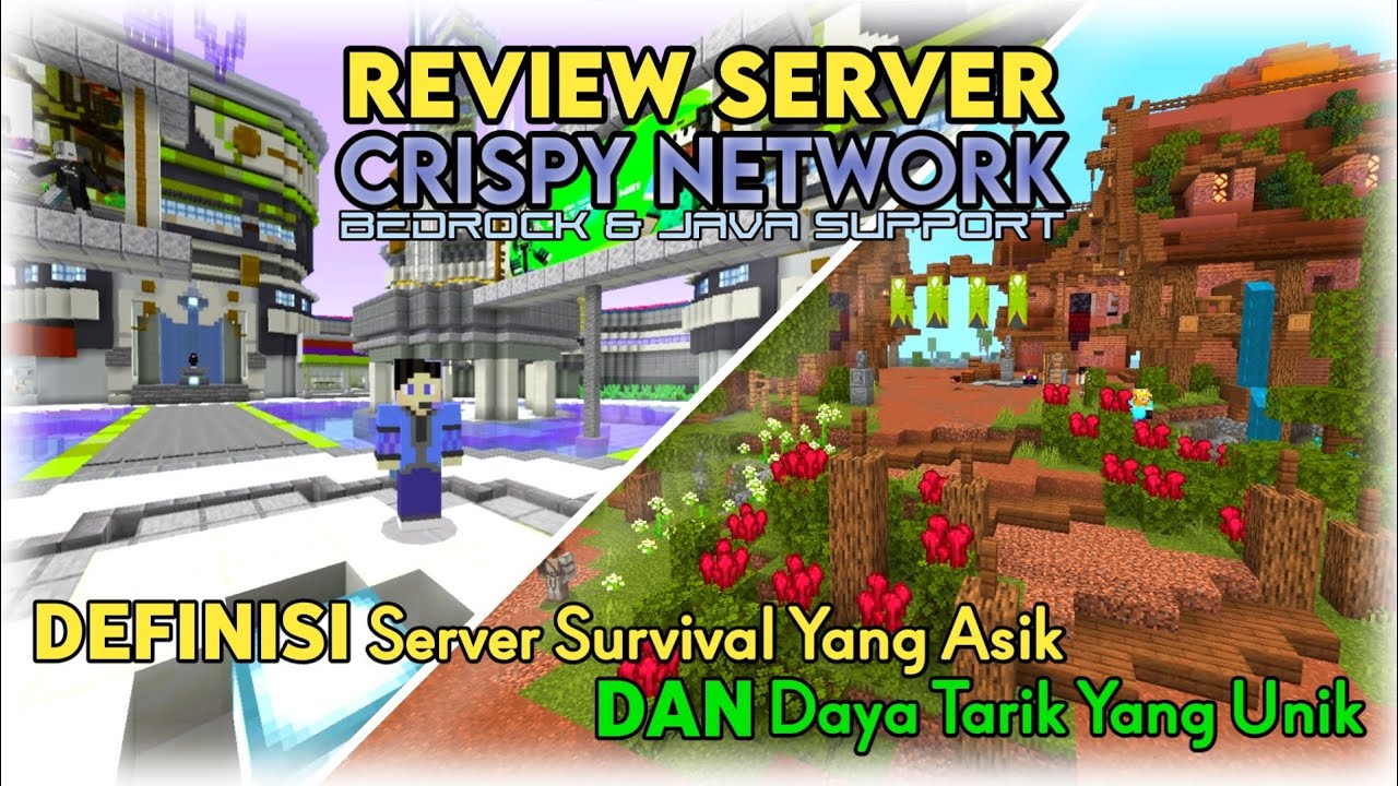 Server Survival Yang Asik dan Unik! - Review Server Crispy Network - YouTube