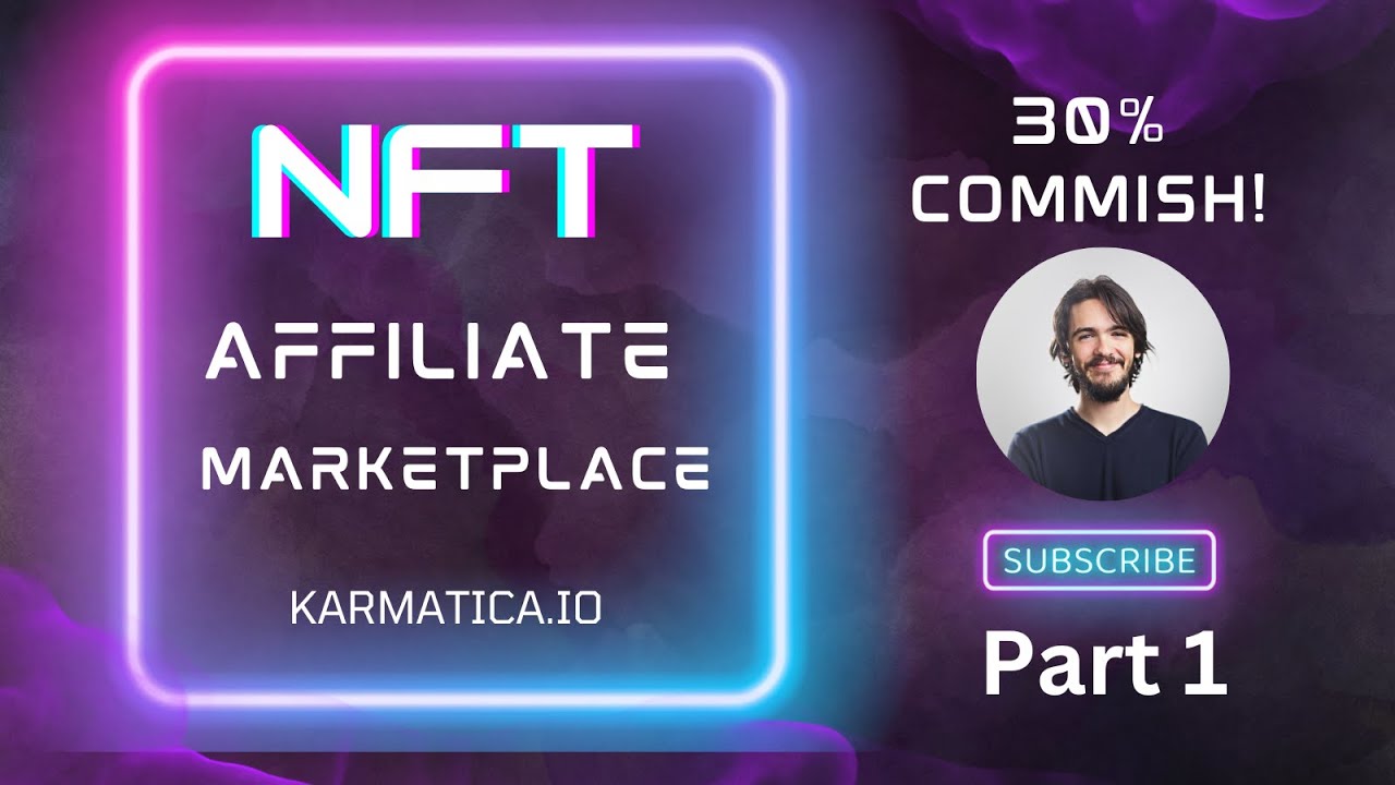 Karmatica.io NFT Marketplace & Affiliate Program. Earn 30% from NFT referrals NFTs Part 1 - YouTube