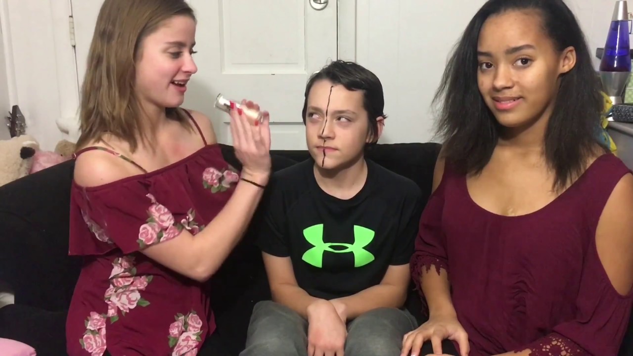 DOING MY BROTHERS MAKEUP - YouTube