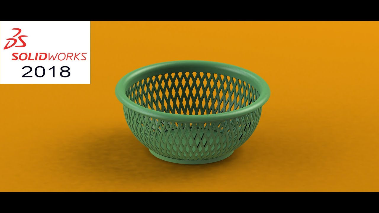 how to design basket in solidworks | solidworks | basket ki design kese ...