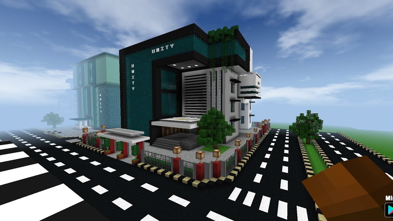 New building design | Mini block craft - YouTube