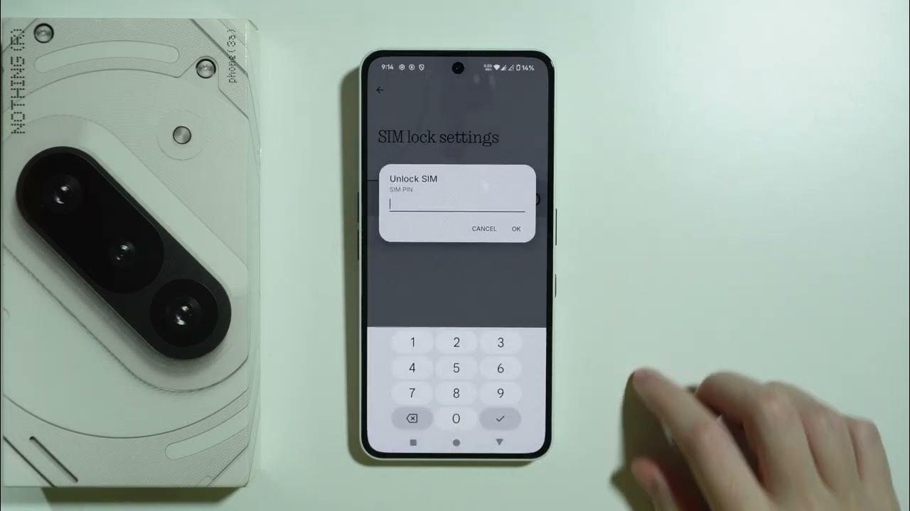 Nothing Phone 3a/3a Pro: How to Remove SIM PIN (Unlock SIM Card ...