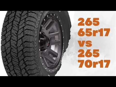 265 65r17 vs 265 70r17 Tires Size - YouTube