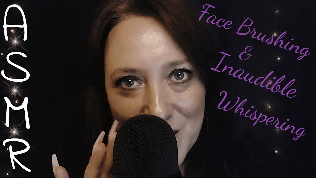 ASMR| 😴Einschlafen in 20 Minuten/ Face Brushing / Inaudible Whispering & Mouth Sounds/German ...