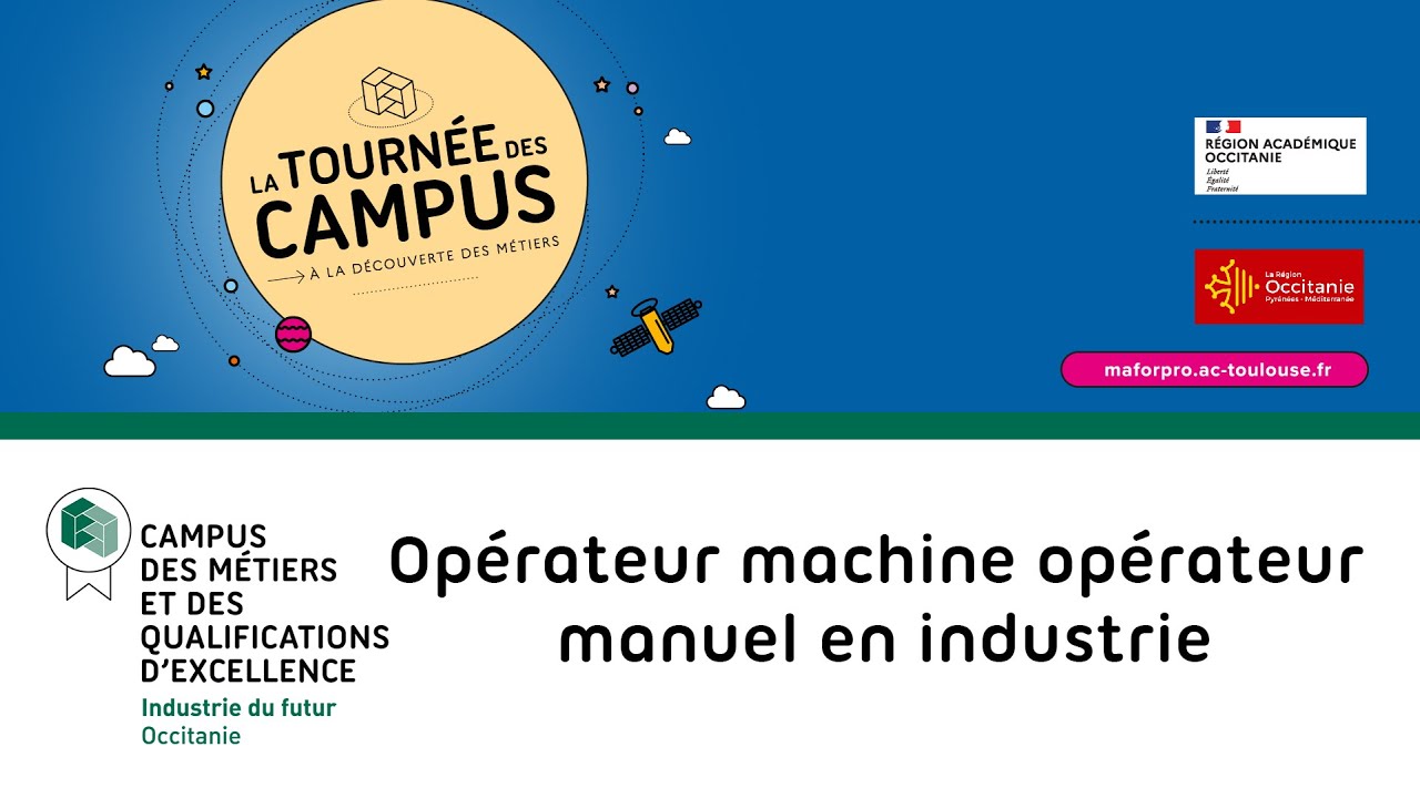 Opérateur machine opérateur manuel en industrie - YouTube