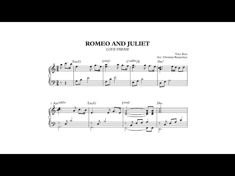 Nino Rota - Romeo And Juliet - Love Theme - Piano
