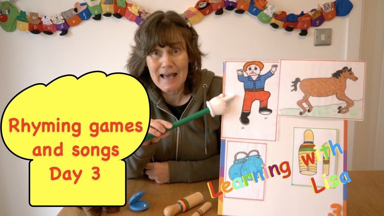 Phase 1 phonics - Rhyming games and songs - DAY 3 - YouTube