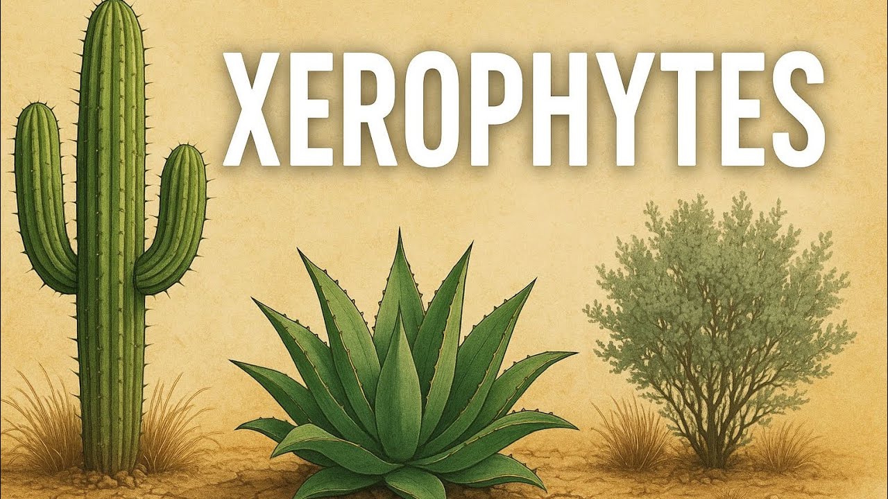 Xerophytes explained : adaptive features to survive dry conditions ...