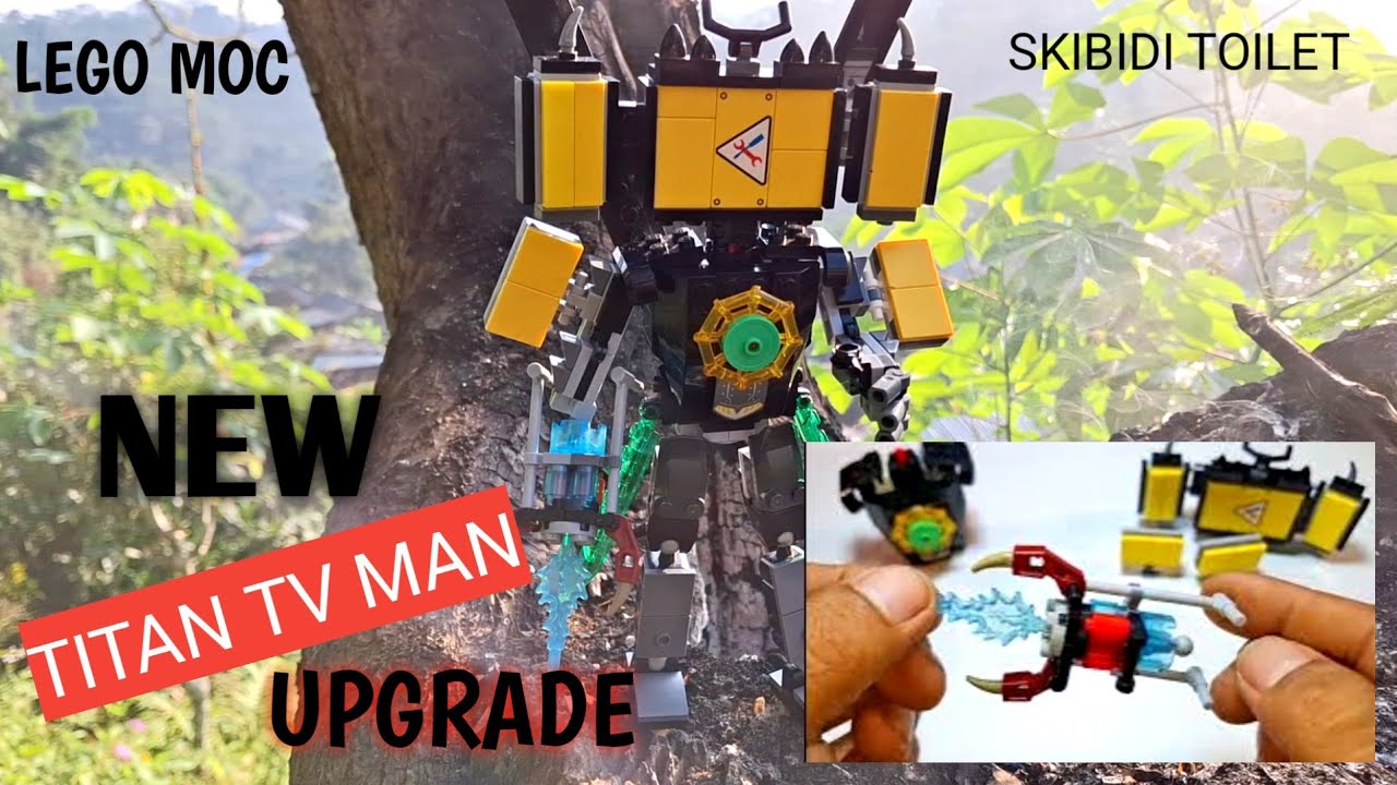 How to build Lego TITAN TV MAN UPGRADE Tvwonen c-pen Titan speakerman ...