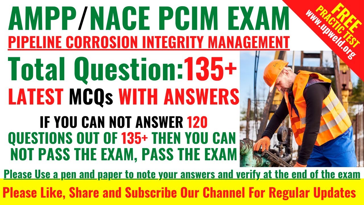 Top 135+ Latest AMPP NACE PCIM Exam Questions and Answers - Pipeline ...