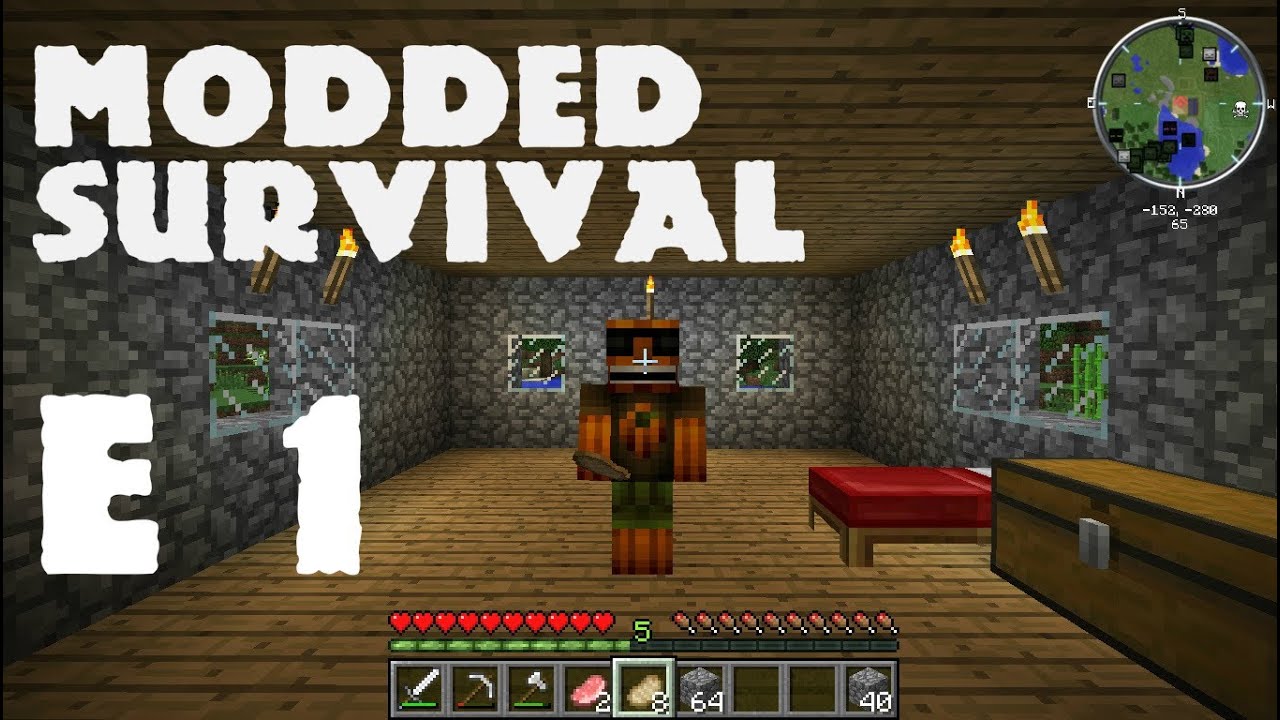 Minecraft Modded Survival #1 - YouTube