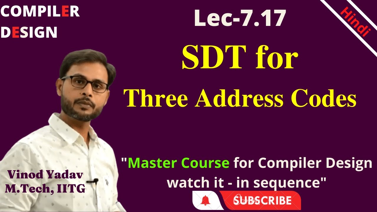 L7 17 SDT For Three Address Codes Compiler Design CD YouTube l7-17-sdt-for-three-address-codes-compiler-design-cd-youtube
