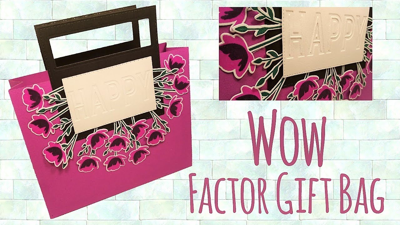 Bold Gift Bag | Video Tutorial - YouTube