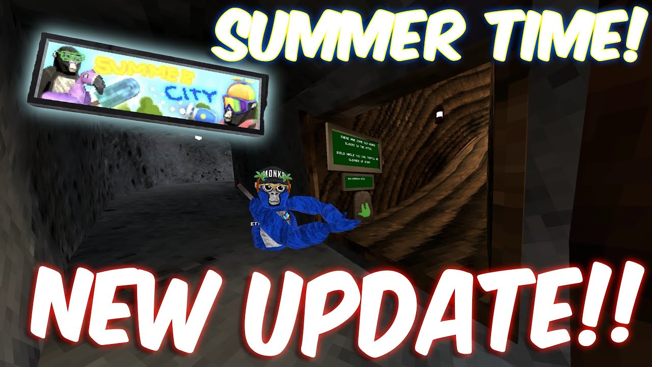 GORILLA TAG NEW SUMMER CITY UPDATE! - YouTube