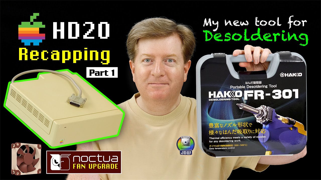 Apple Hard Disk 20 (HD20) Recapping [Part 1 of 2] - YouTube