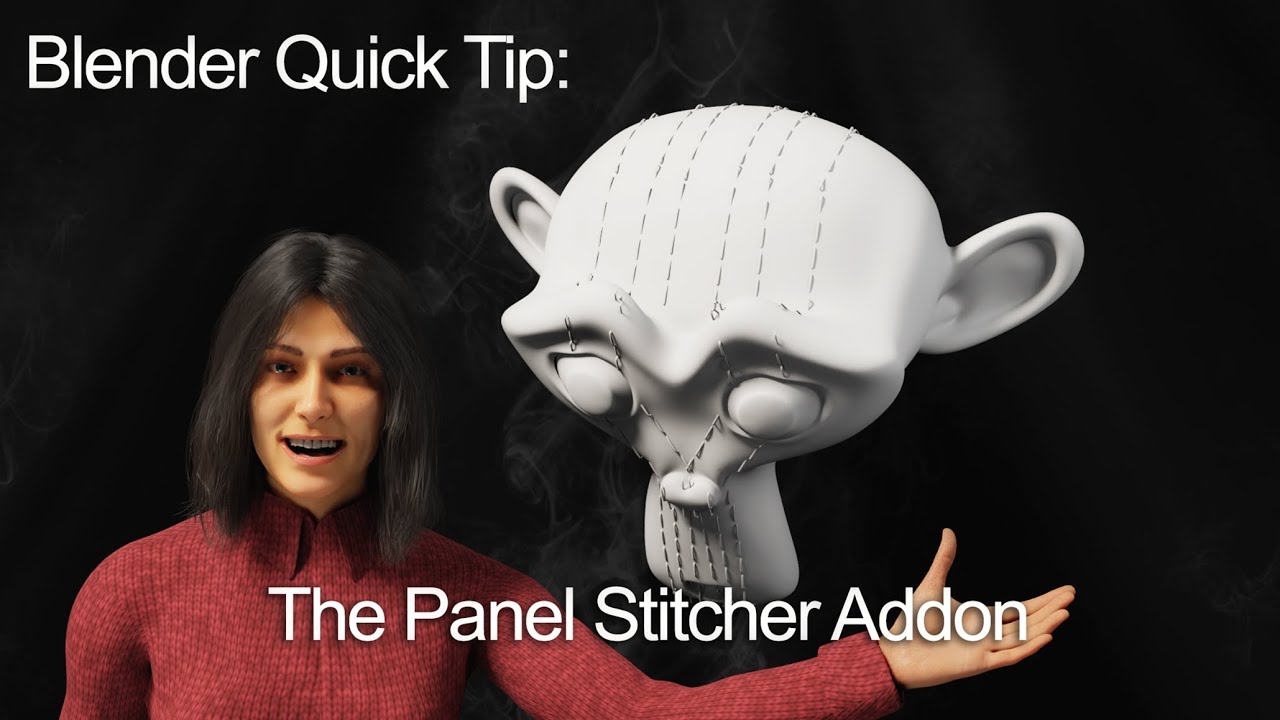 Blender Quick Tip: The Panel Stitcher Addon - YouTube