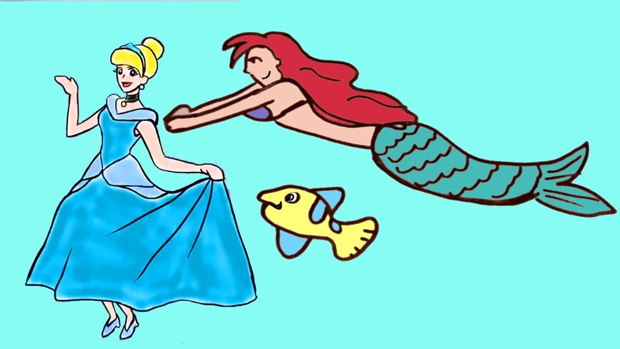 Cinderella ! and The Little Mermaid Fairy Tales And Bedtime Story ...