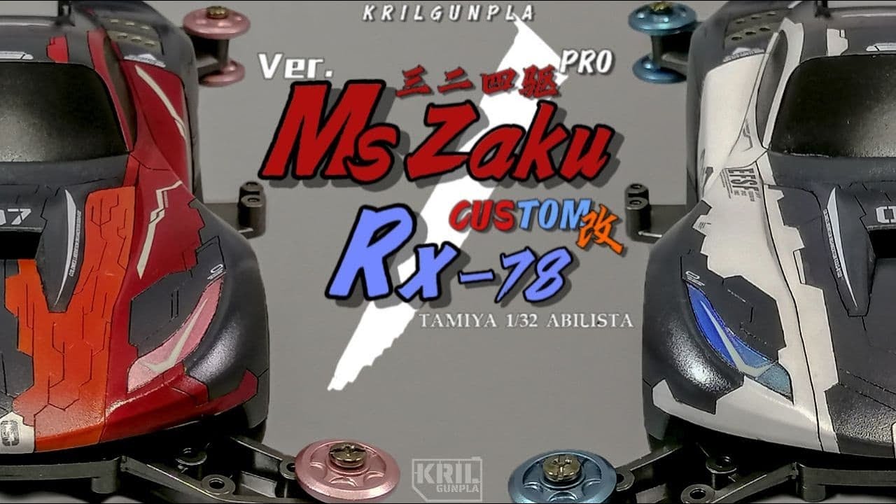 MS ZAKU AND RX-78 TURN INTO A CAR??? | MS&RX VER. | CUSTOM | TAMIYA ...