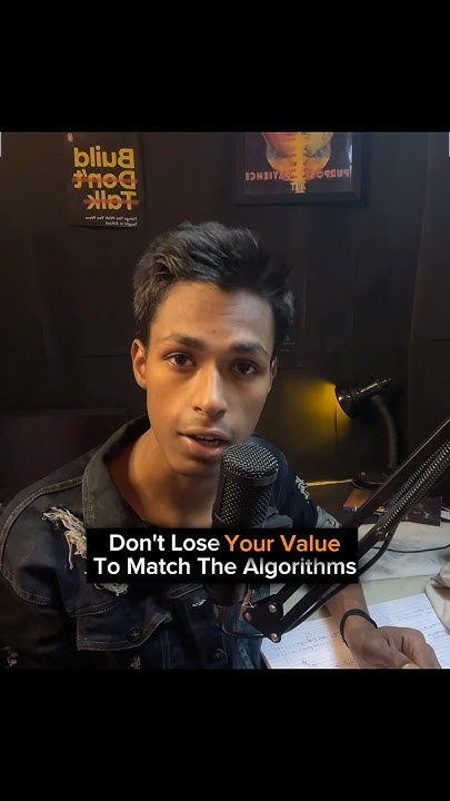 Don't Lose Your Value To Match The Algorithms #shorts #shortsfeed - YouTube
