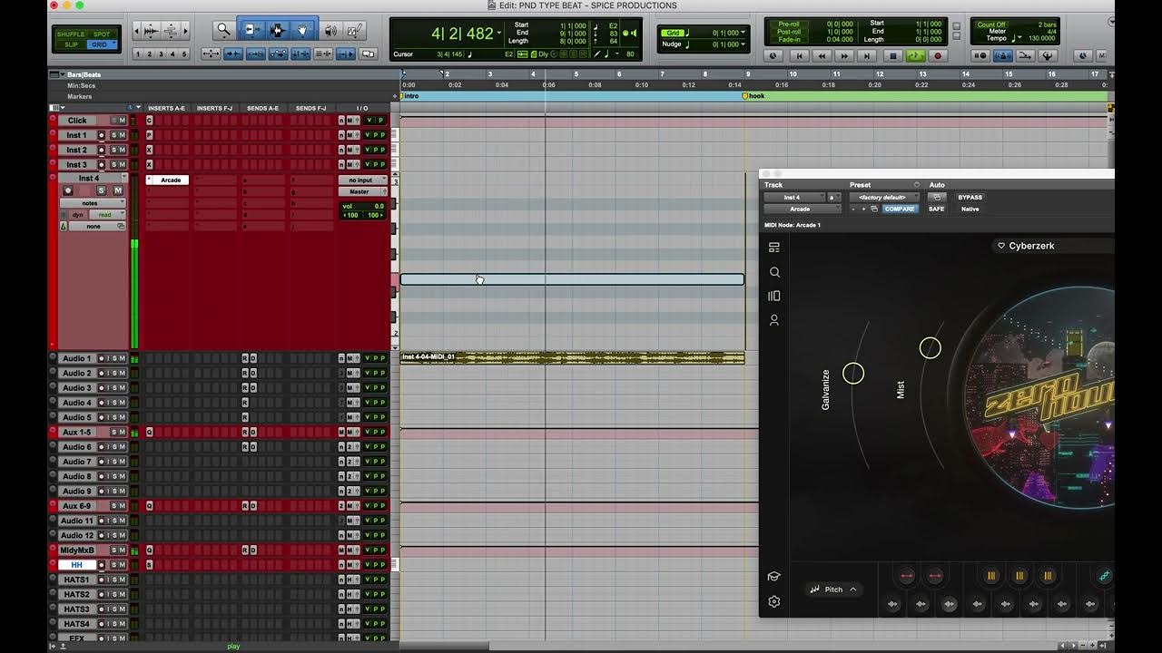 How to make beats in ProTools | How to use Arcade | Part 1 of 2 - YouTube