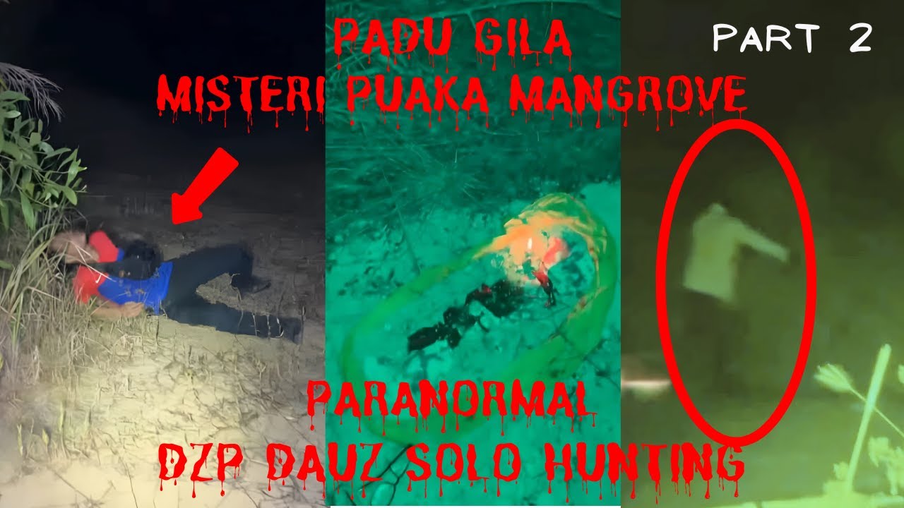 PADU GILA ((MISTERI PUAKA MANGROVE)) PARANORMAL DZP DAUZ SOLO HUNTING ...
