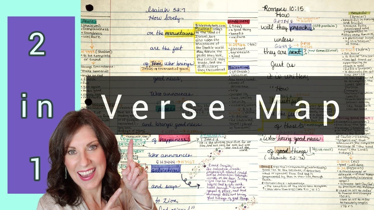 Verse Map 2 verses with me! Romans & Isaiah! - YouTube