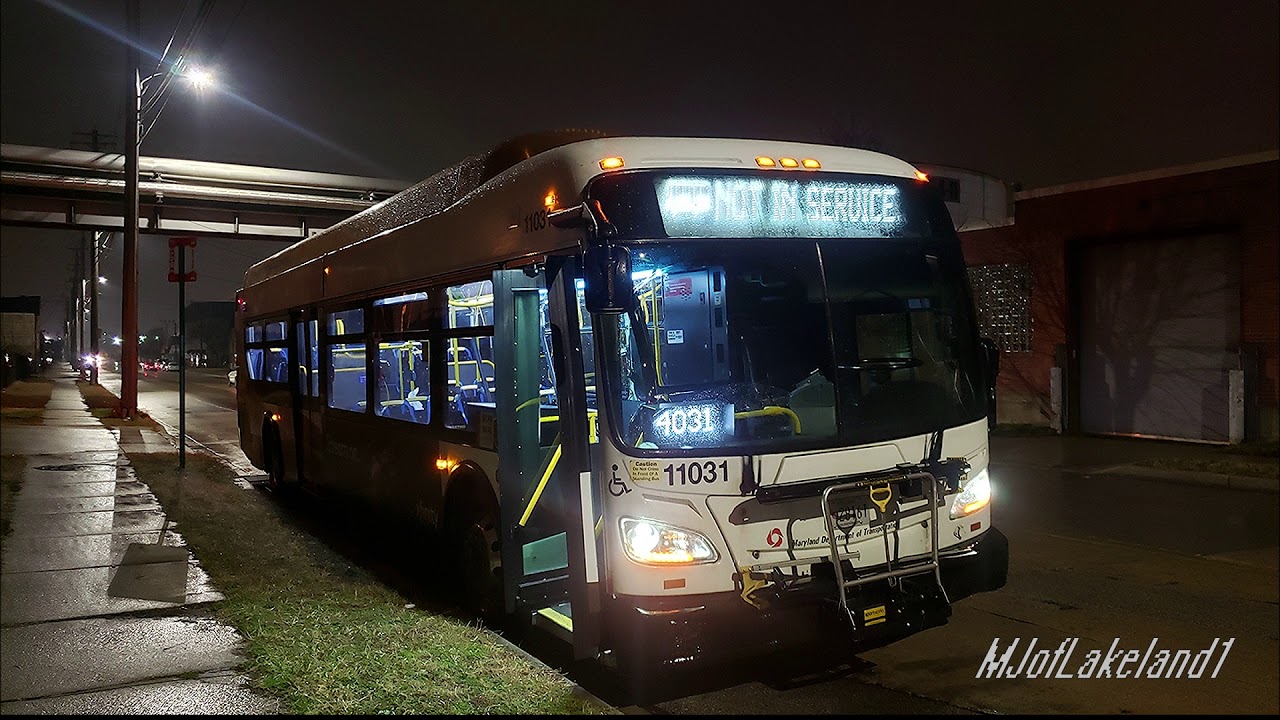 MTA Maryland (Baltimore, MD): 2011 New Flyer XDE40 (Hybrid) #11031 ...