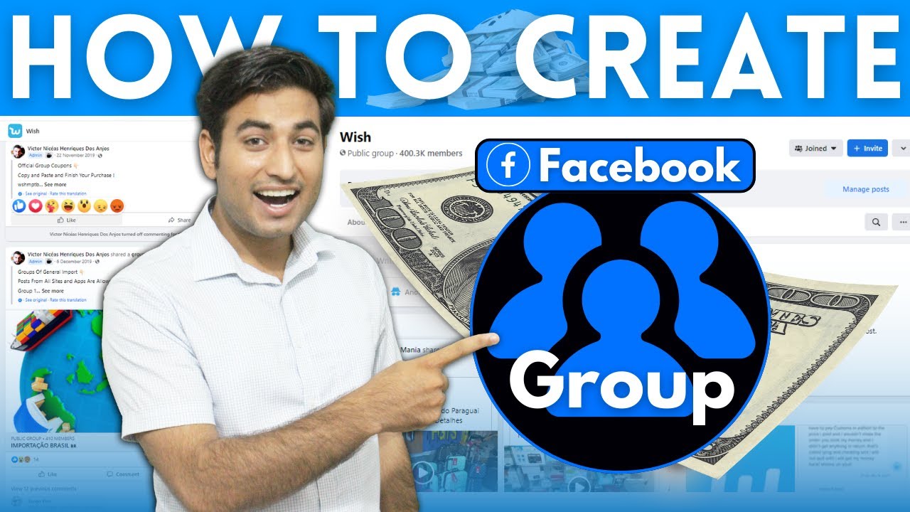 How To Create Facebook Group Tutorial | Setup & Monetization - YouTube